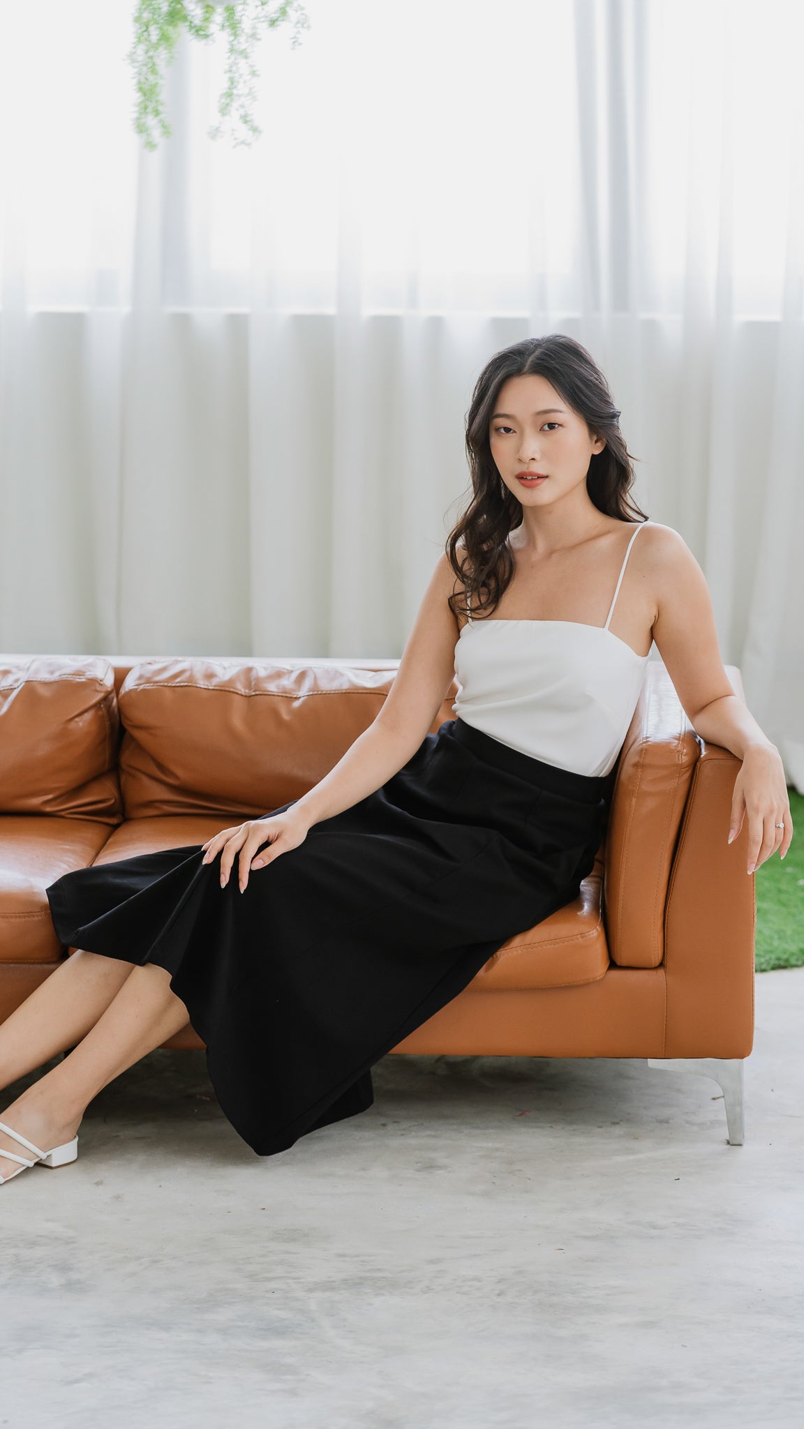 Amanda Panel Roma Skirt in Black [ONLINE ONLY] - First Stitch